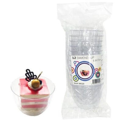Mini Plastic Diamond Cups Pack Of 12 – Mins Party Hire I Your One Stop ...
